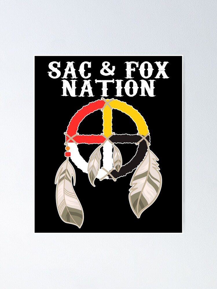 "Sac and Fox Nation Tribe Native American Indian Medicine Wheel" Poster ...