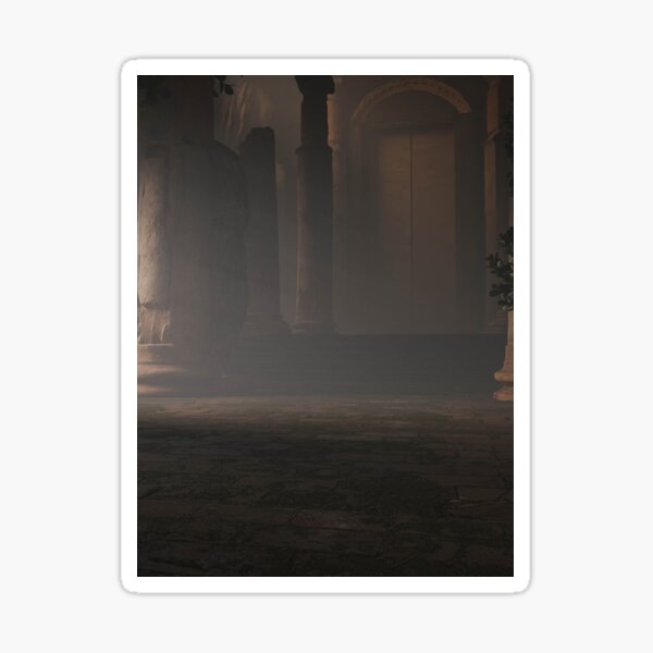 "Ruin Castle" Sticker for Sale by Shaheen01 | Redbubble