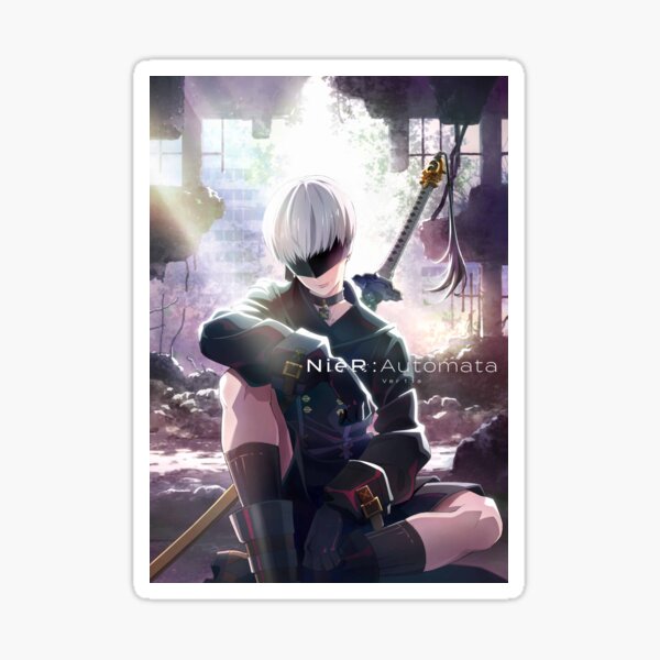 "9s Nier Automata" Sticker for Sale by OtakuHQmerch | Redbubble