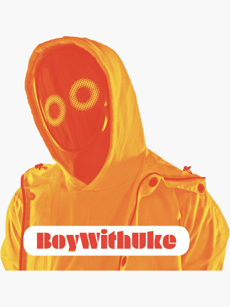 "BOYWITHUKE" Sticker for Sale by daedalusltdsg | Redbubble