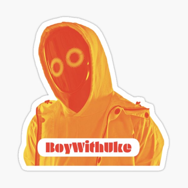 "BOYWITHUKE" Sticker for Sale by daedalusltdsg | Redbubble