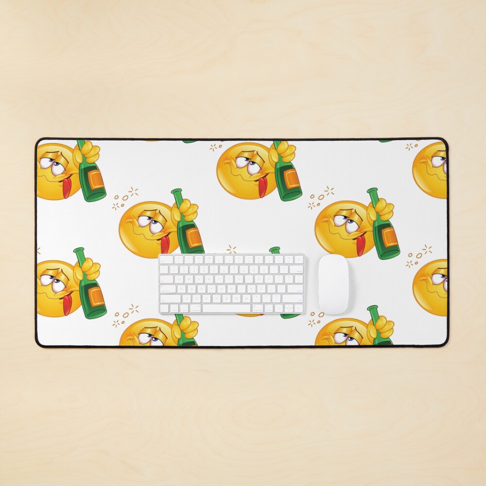 "Drunk Emoji " Sticker for Sale by mkzmerch | Redbubble