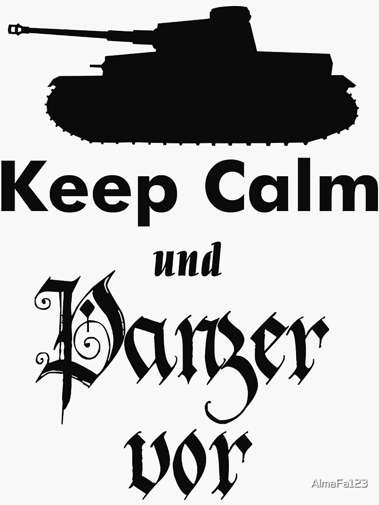 "Panzer vor" Sticker for Sale by AlmaFa123 | Redbubble