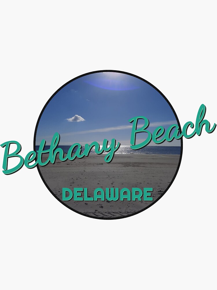 "Bethany Beach Delaware Ocean Horizon" Sticker for Sale by ...