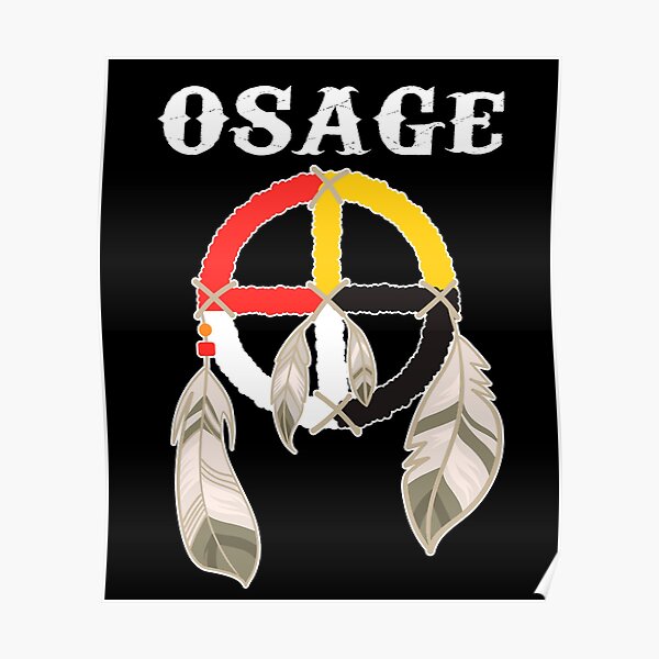 "Osage Nation Indian Medicine Wheel" Poster for Sale by MagicBoutique ...
