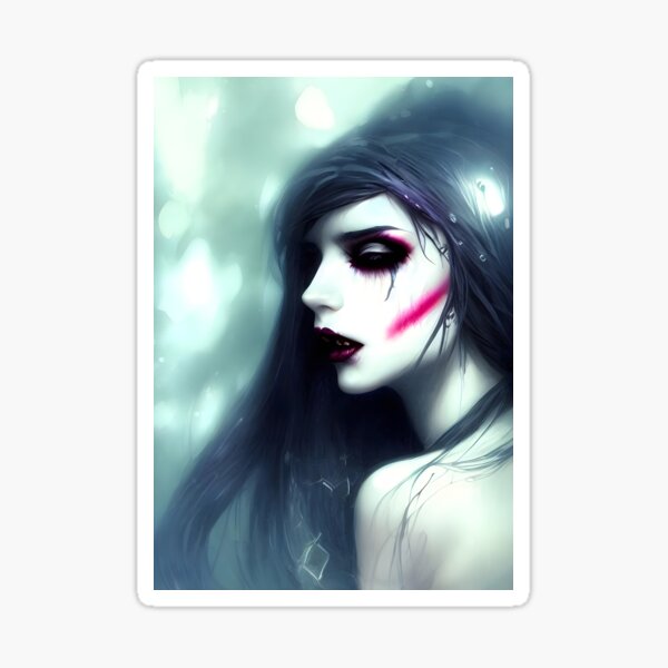 "Sad vampire" Sticker for Sale by Zanimations | Redbubble