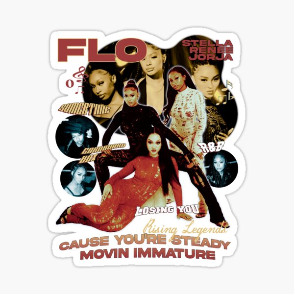 "Flo - UK Girl Group" Sticker for Sale by Ashleylxshl | Redbubble