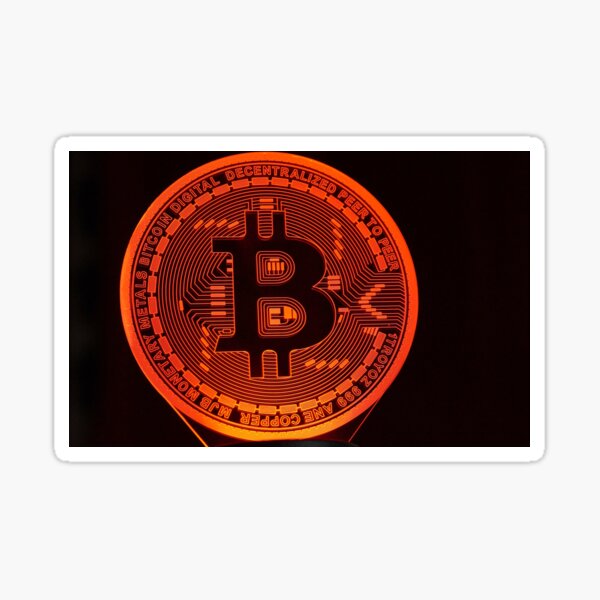 "Bitcoin" Sticker for Sale by Kankobasu | Redbubble
