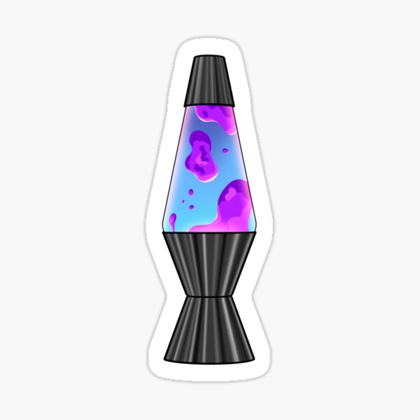 "Blue and Purple Lava Lamp" Sticker for Sale by MY-artstylings | Redbubble