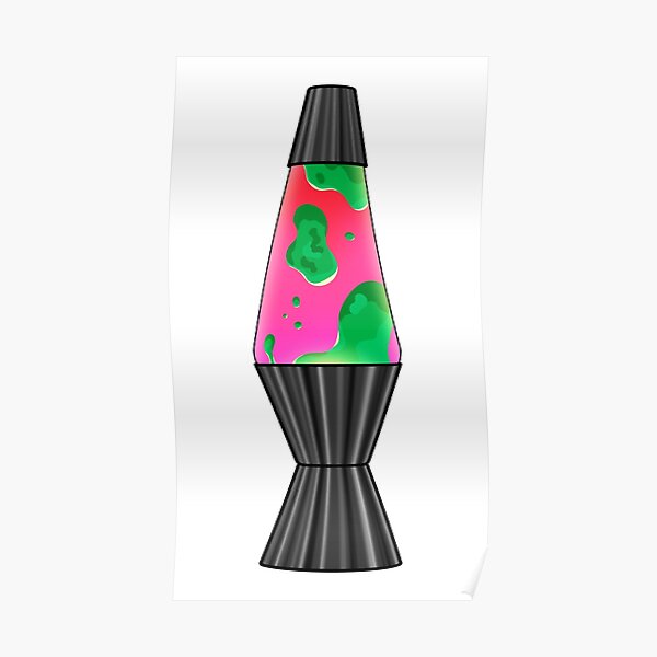 "Pink and Green Lava Lamp" Poster for Sale by MY-artstylings | Redbubble