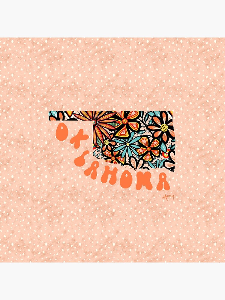 Póster «Diseño del estado de Oklahoma | Ilustración diseñada por el ...