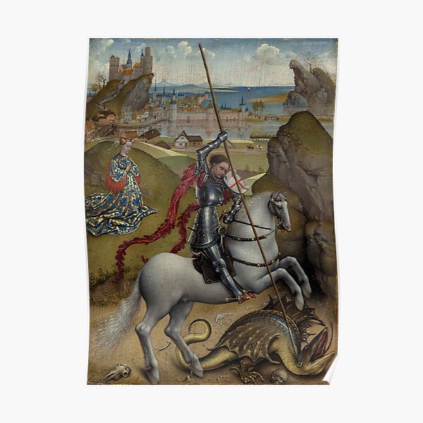 "St. George and the Dragon" Poster for Sale by Emu-Photos | Redbubble