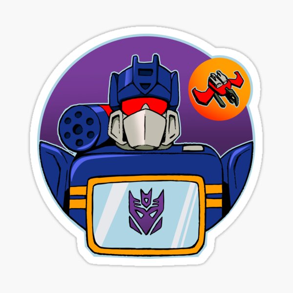 "Laserbeak Eject" Sticker for Sale by PendragonDesign | Redbubble