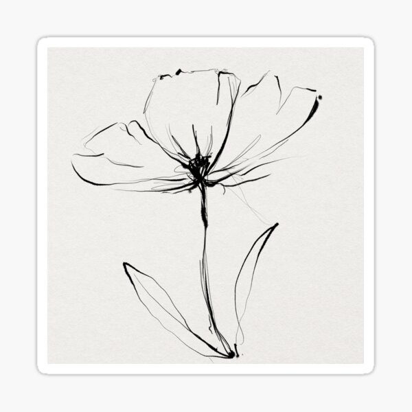 "Flower hand drawn illustration psd, remixed from vintage public domain ...