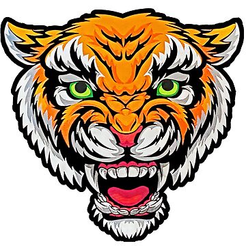 "Tiger Shirt Mandy" Sticker for Sale by 24355CDoleFdaeD | Redbubble
