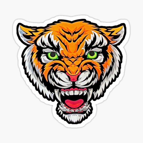 "Tiger Shirt Mandy" Sticker for Sale by 24355CDoleFdaeD | Redbubble