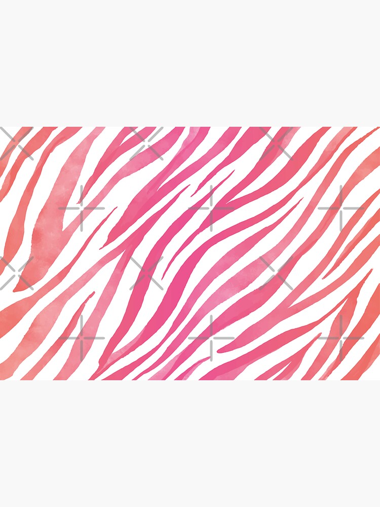 "Beautiful Zebra print texture - Soft pink " Sticker for Sale by ...