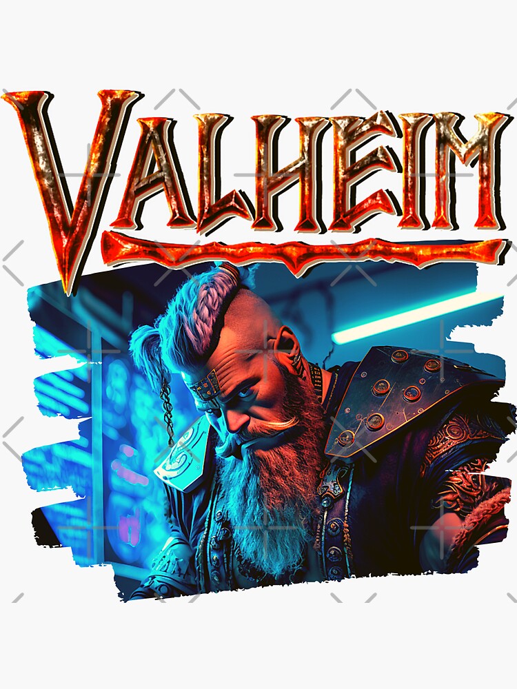 "Valheim" Sticker for Sale by Roubika | Redbubble