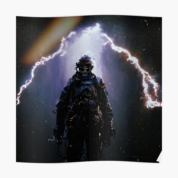 "Simon Ghost Riley realistic - aesthetic lighting film" Poster for Sale ...