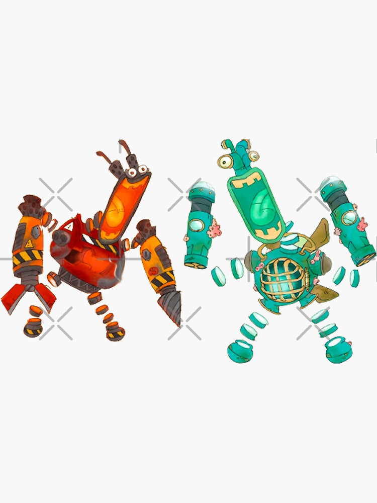 "my singing monsters wubbox" Sticker for Sale by FROMmetoyou1 | Redbubble