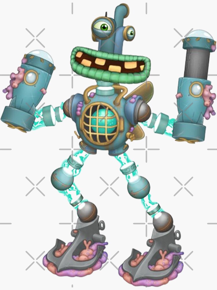 "my singing monsters wubbox" Sticker for Sale by FROMmetoyou1 | Redbubble