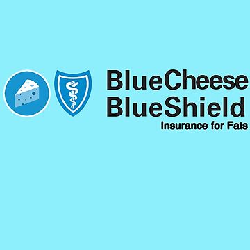 "Blue Cheese Blue Shield" Sticker for Sale by Mancrush | Redbubble