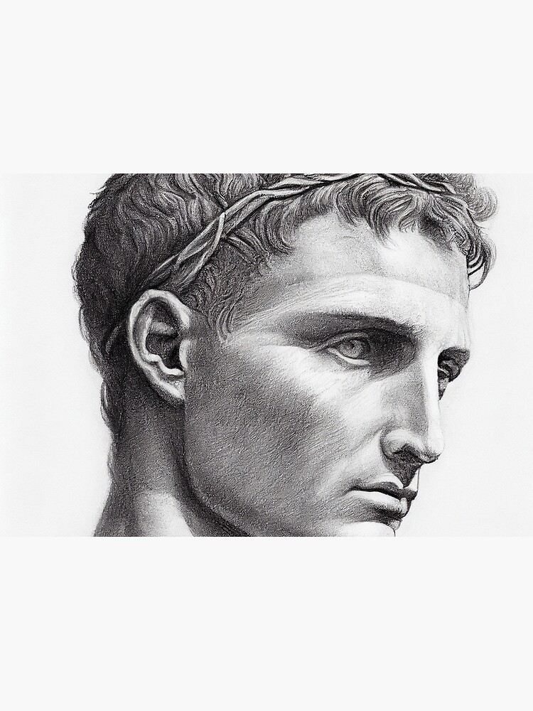 Augustus Caesar Drawing Augustus Stock Illustrationen, Vektoren,