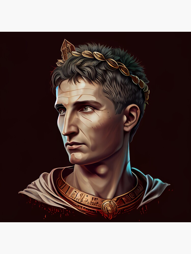 "Caesar Augustus Art" Sticker for Sale by andreipopescu | Redbubble