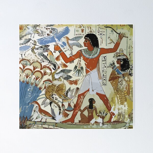 "Ancient Egyptian Hunting " Poster for Sale by emhoteb | Redbubble
