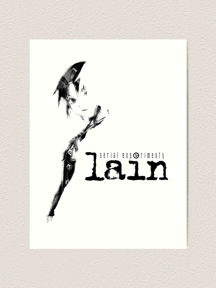 "Serial Experiments Lain - Lain Fade" Art Print for Sale by SmolMoth ...