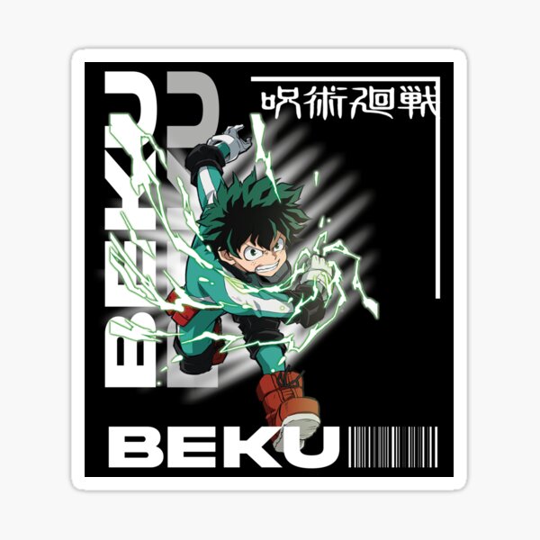 " Hero Academia deku " Sticker for Sale by Lux45 | Redbubble