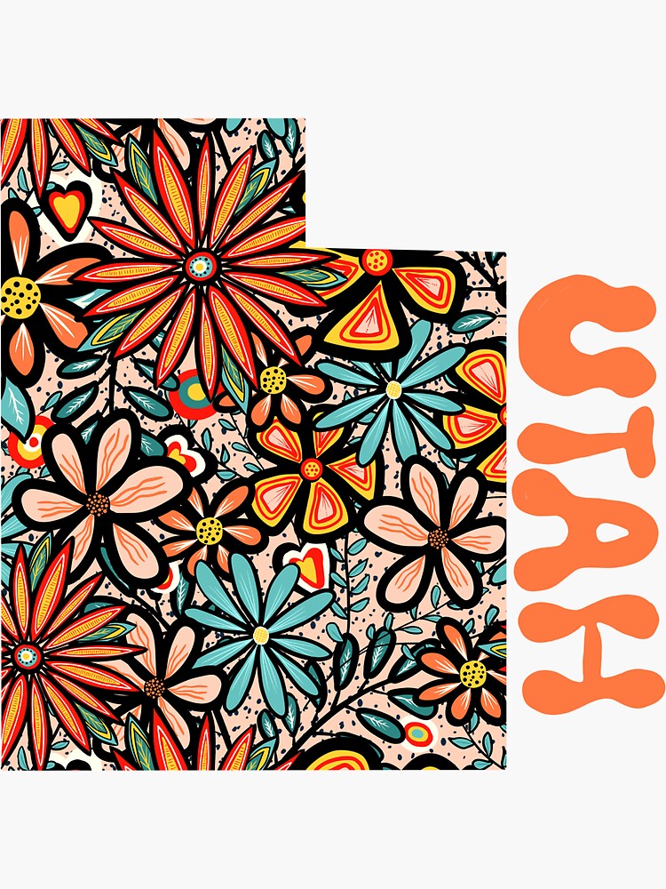 "Utah State Design | Artist Designed Illustration Featuring Utah State ...