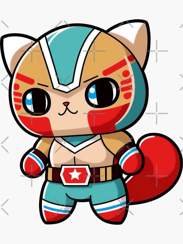 "Lucha Libre Cats | Mexican Wrestling | Kawaii Cats | Chibi Cats ...