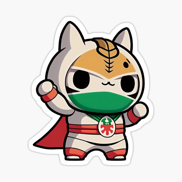 "Lucha Libre Cats | Mexican Wrestling | Kawaii Cats | Chibi Cats ...