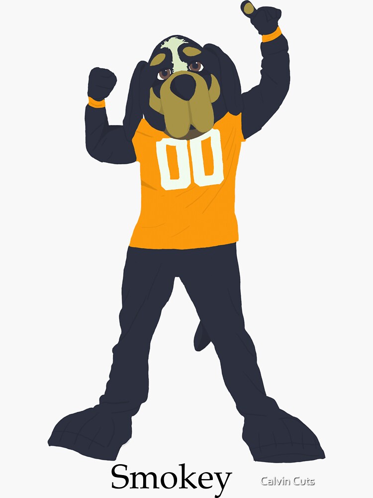 "Smokey University of Tennessee Drawing" Sticker for Sale by ...