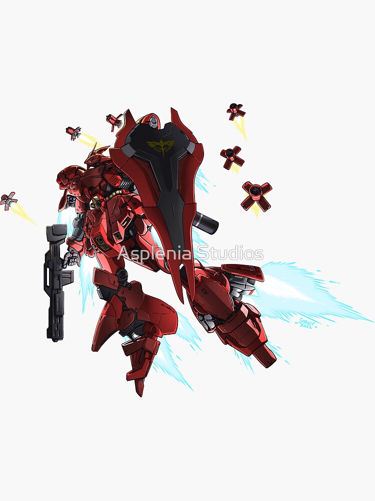 "Sazabi 2022 (solo)" Sticker for Sale by aspleniastudioz | Redbubble