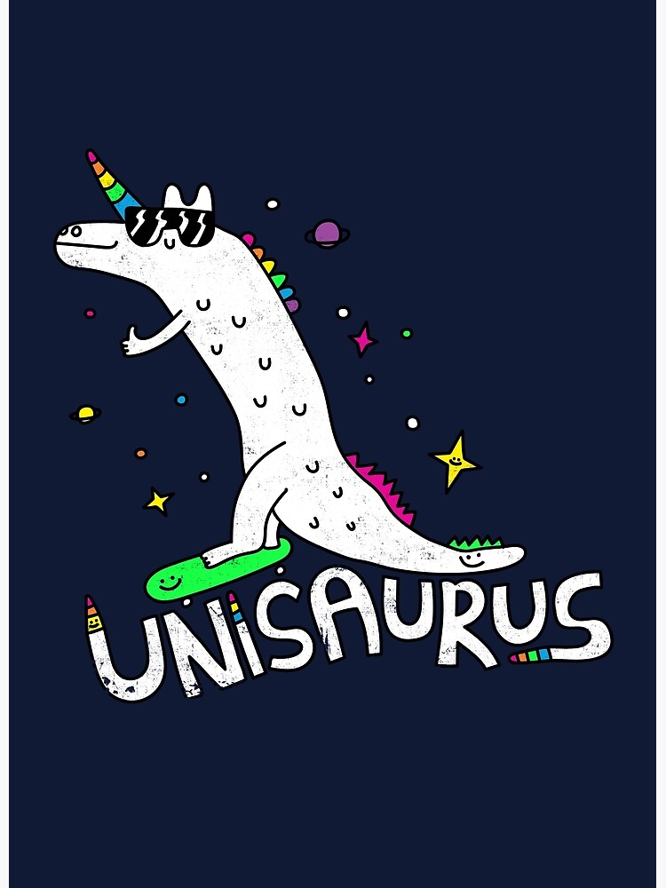 "Unisaurus" Poster by blitzcheese | Redbubble