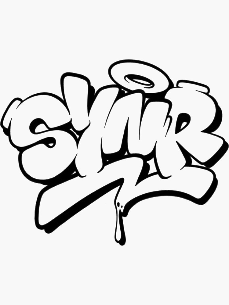 "Synr Logo Print" Sticker for Sale by HebeReynolds | Redbubble