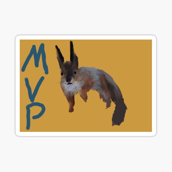 "The Golden MVP" Sticker for Sale by wanderingchaos | Redbubble