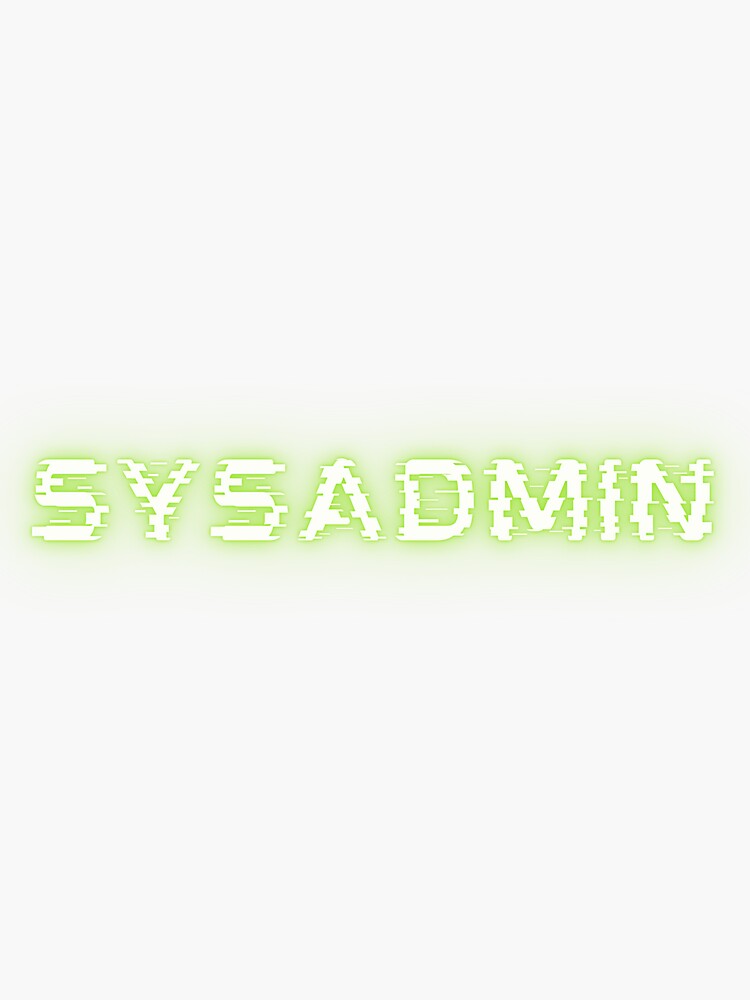 "Sysadmin | DID | Dissociative Identity Disorder" Sticker for Sale by ...