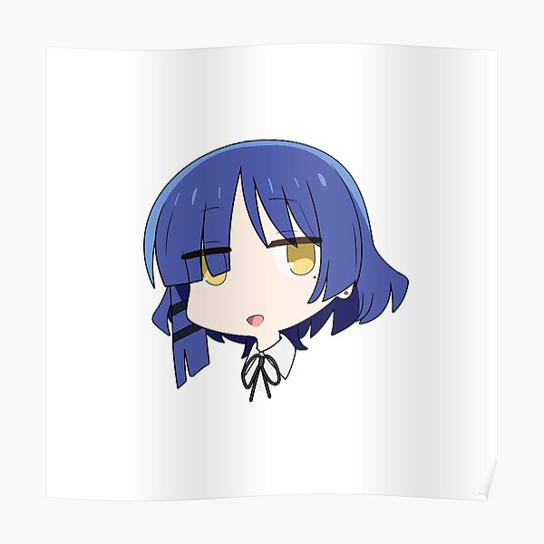 "Bocchi the Rock! Yamada Ryo Chibi Head" Poster for Sale by ChibiCheems ...