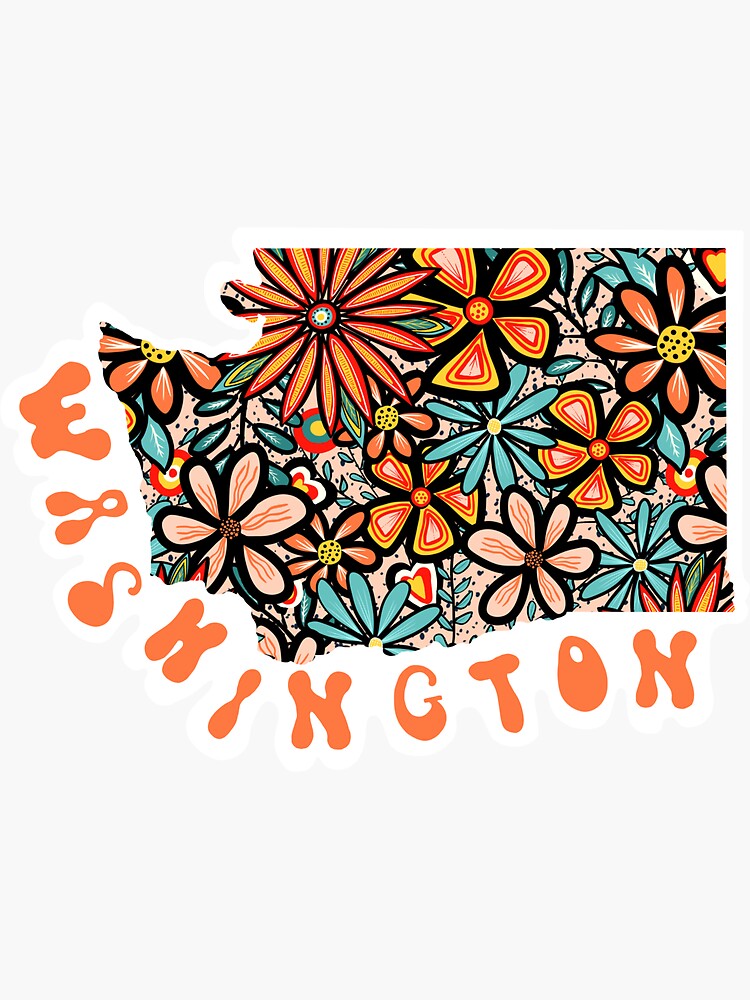 "Washington State Design | Artist Designed Illustration Featuring ...