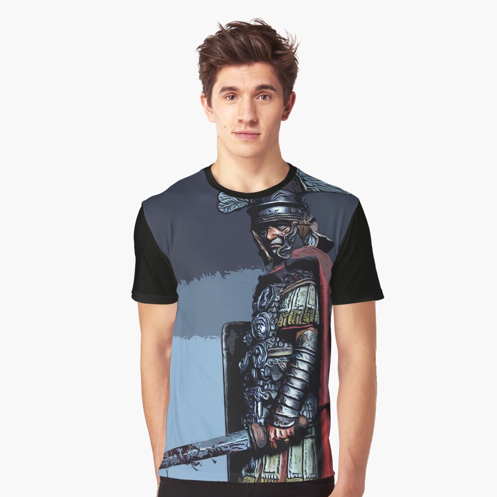 "Ancient Roman Centurion" T-shirt for Sale by ErianAndre | Redbubble ...