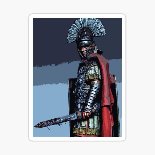 "Ancient Roman Centurion" Sticker for Sale by ErianAndre | Redbubble