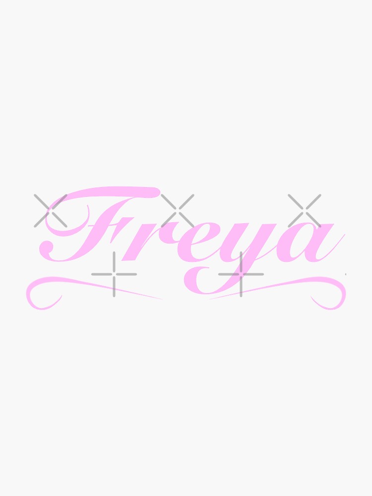 "Freya | Blush Pink" Sticker for Sale by PathfinderCP | Redbubble