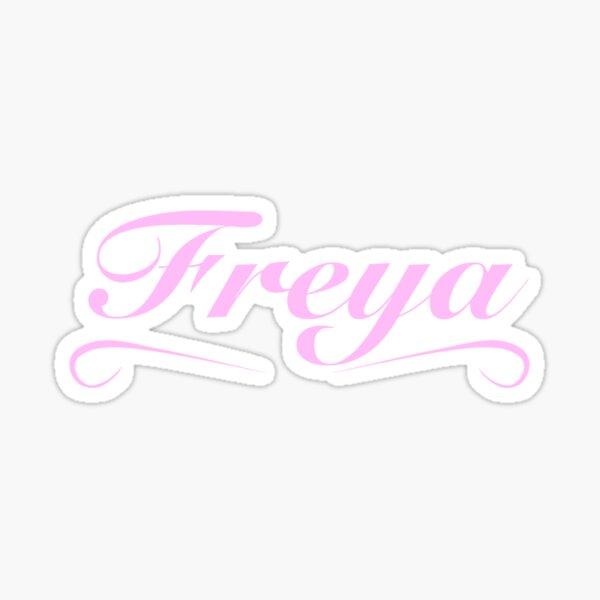 "Freya | Blush Pink" Sticker for Sale by PathfinderCP | Redbubble