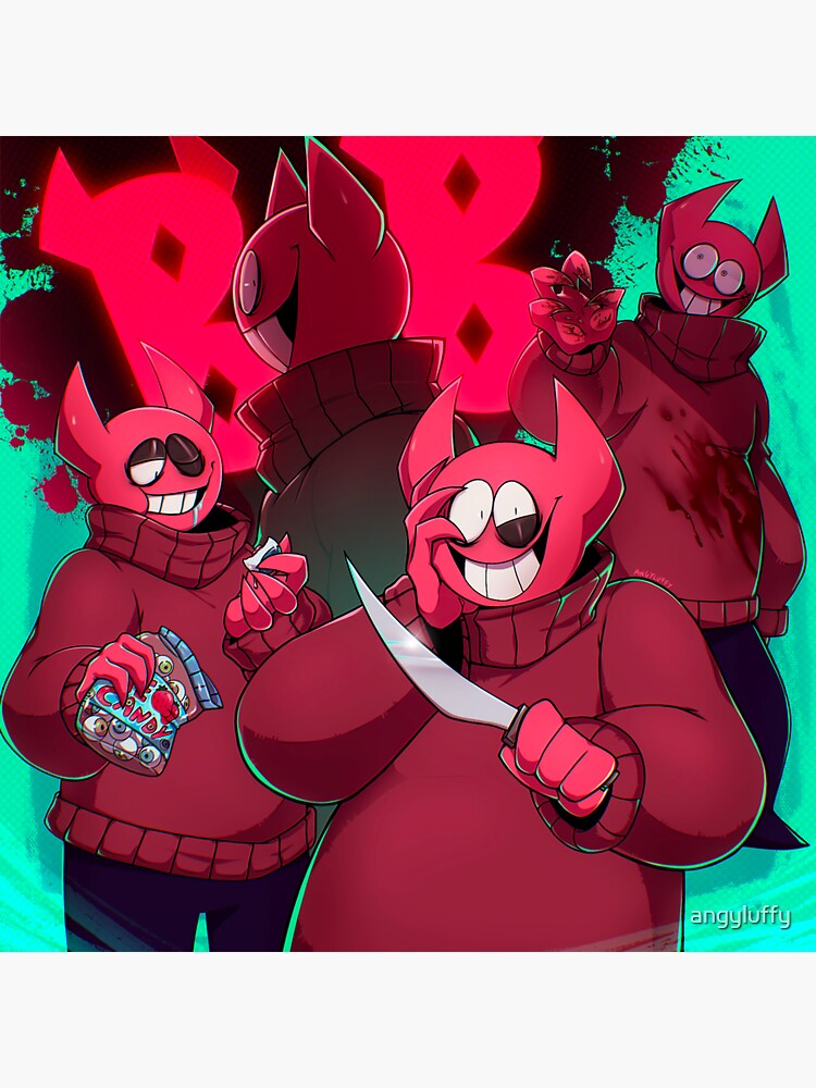 "Bob Velseb (Spooky Month) " Sticker for Sale by angyluffy | Redbubble