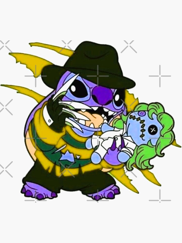 "freddy stitch" Sticker for Sale by 1Moonlight | Redbubble