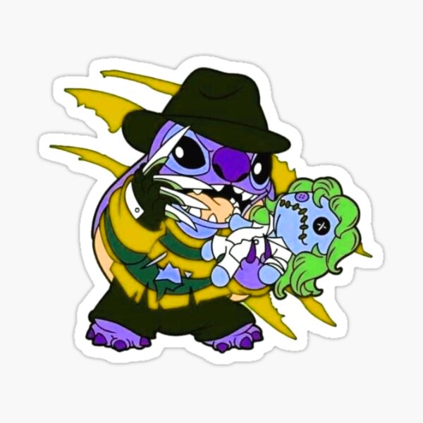 "freddy stitch" Sticker for Sale by 1Moonlight | Redbubble