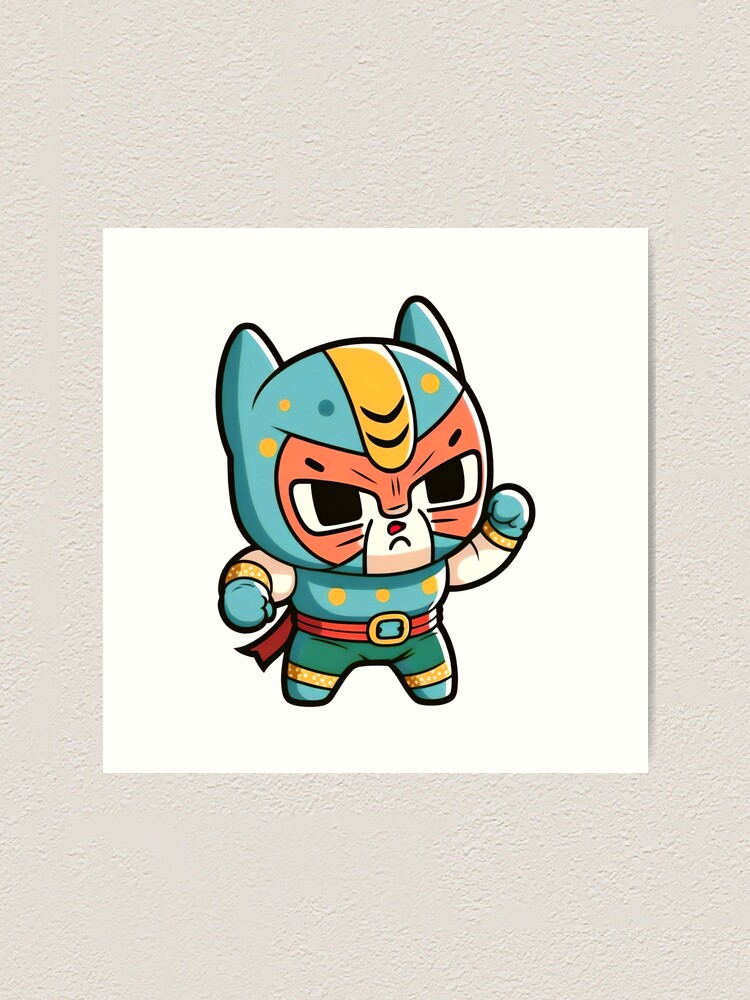 "Lucha Libre Cats | Mexican Wrestling | Kawaii Cats | Chibi Cats ...